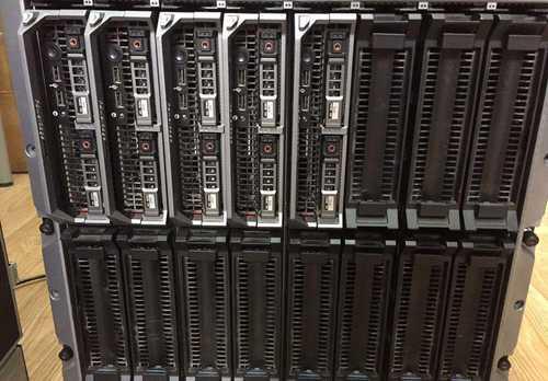 Блейд-сервер Dell M620/ 2x Е5-2620/96Гб Ram