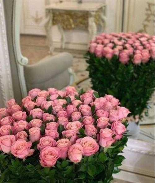 101 роза, Букеты Цветы Розы 25 51 151 201 Доставка