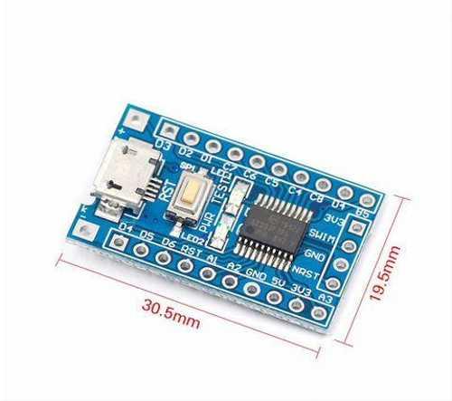 STM8S103F3P6 отладочная плата