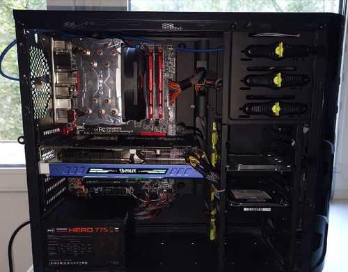 Мощный игровой пк (i7-4770,Gtx 1070,16Gb,SSD,HDD)