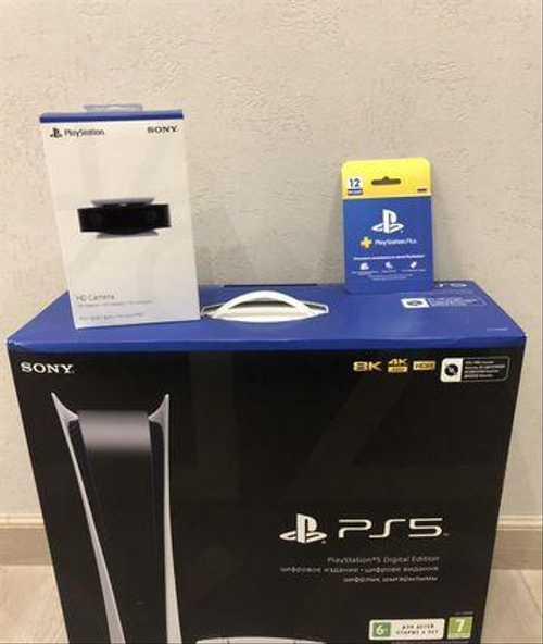 Sony PS5 + PS+ 1 год + камера