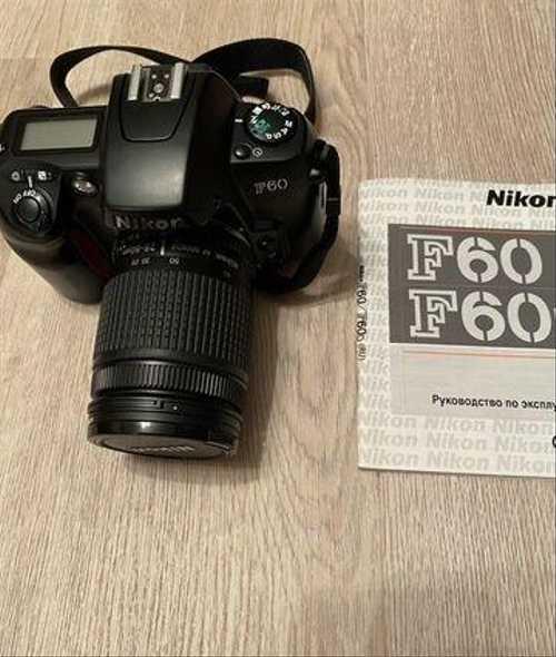 Пленочный фотоаппарат nikon f60