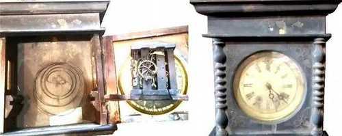 Часы старинные настенные механизм бой 19 века