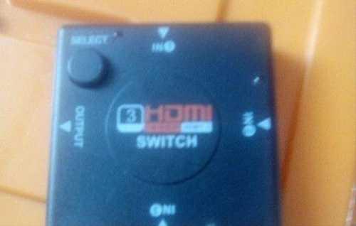 Разветвитель hdmi Switch 3 в 1