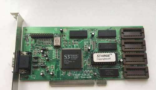 Видеокарты старые PCI AGP