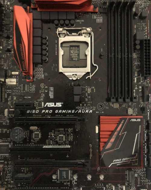 Материнская плата asus B150 PRO gaming/aura