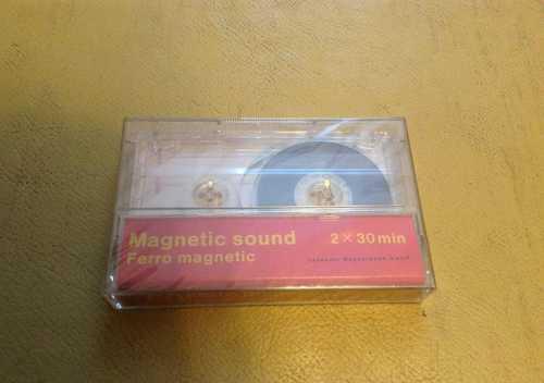 Аудиокассета magnetic sound, новая