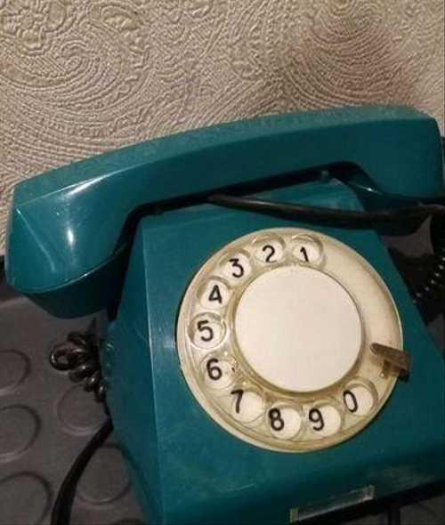 Старый телефон СССР ретро дисковый