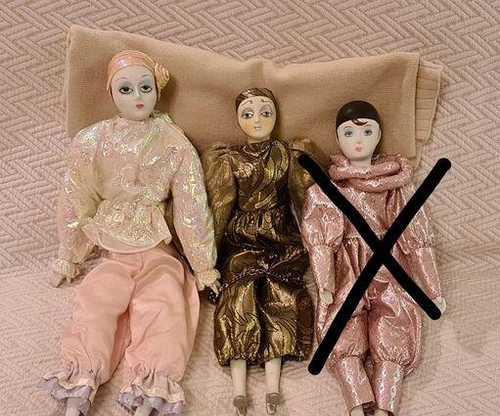 Куклы фарфоровые венецианские Арлекины
