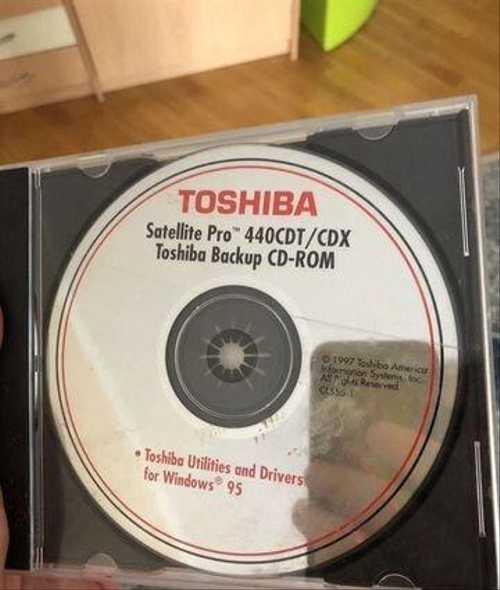 Установочный диск для ноутбука Toshiba