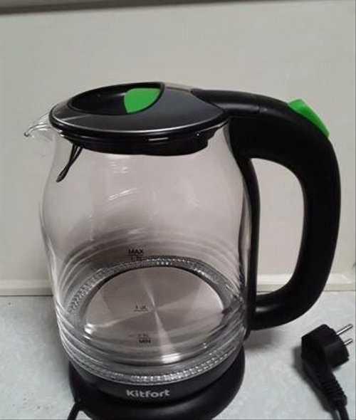 Электрический чайник Kitfort кт-654-2, зеленый