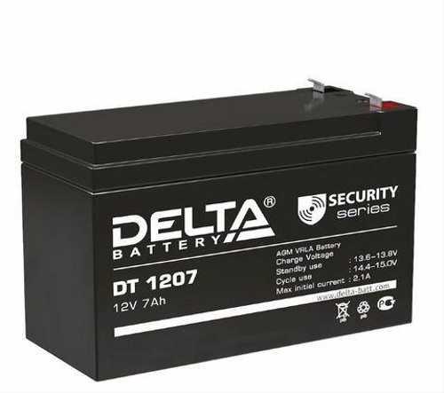 Аккумулятор свинцово-кислотный Delta DT 1207 12v 7