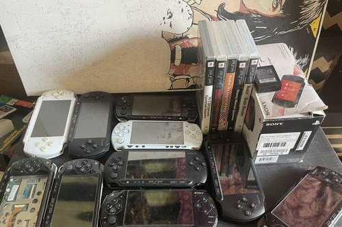 Sony PSP разной неисправности на запчасти или ремо