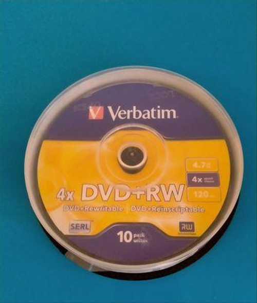 Диски DVD-R Verbatim 4,7GB в индивидуальном пласт