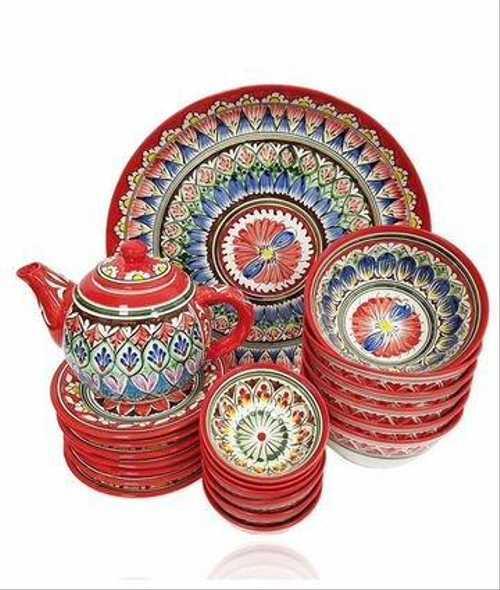Набор узбекской посуды (6 персон)