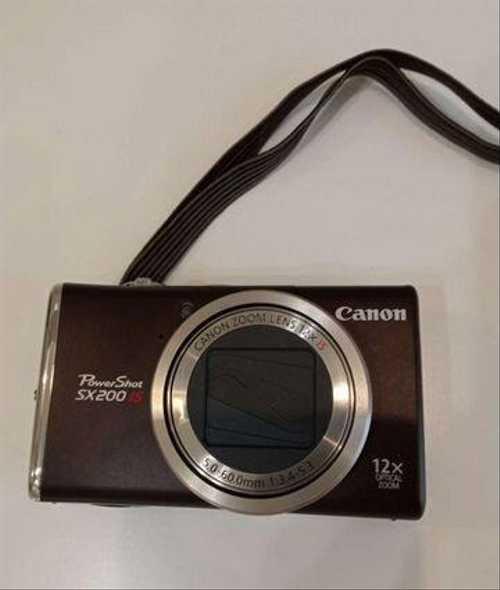 Компактный фотоаппарат Canon PowerShot Sx200IS