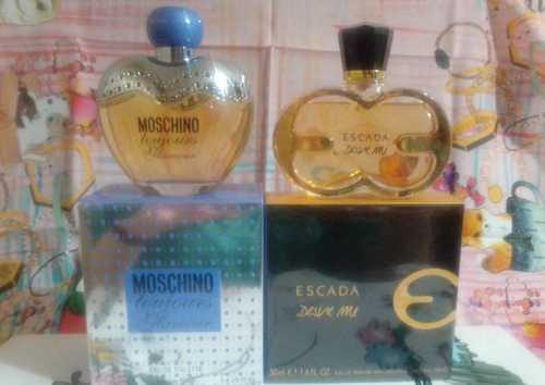 Парфюмерия Moschino и Escada