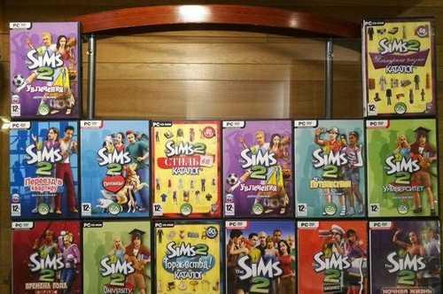 Компьютерные диски игры sims 2
