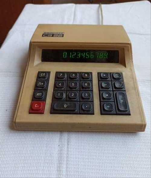 Калькулятор электроника сз 22