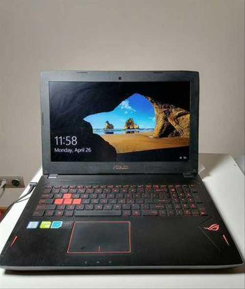 Игровой Ноутбук asus ROG GL502VS 1070TI, 16gb, 1tb