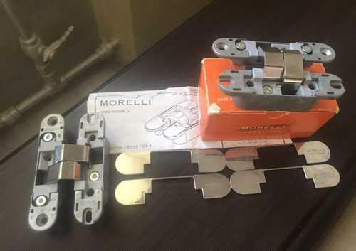 Петли скрытые Morelli HH-4PC хром