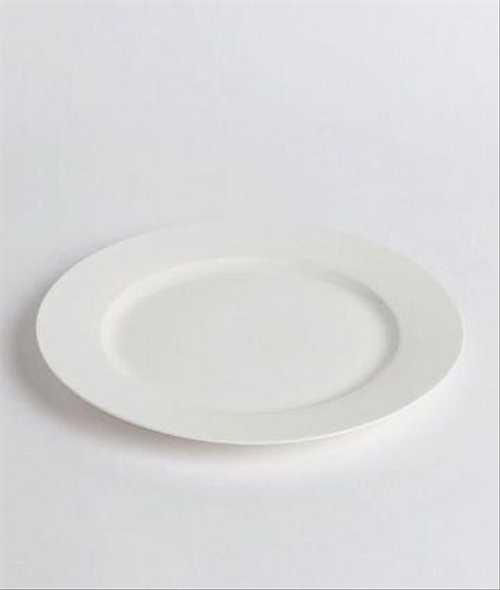 Белые плоские тарелки D28см