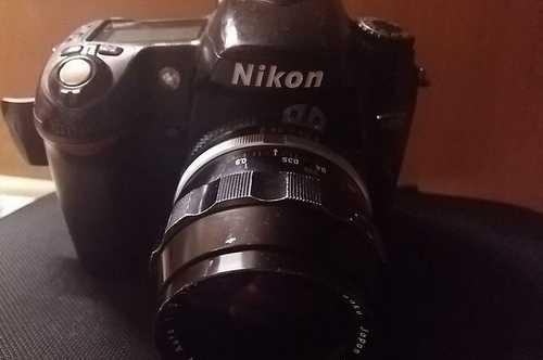 Фотоаппарат nikon d80/f80+ объектив nikkor-n f28mm