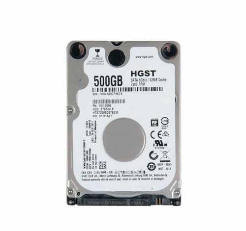 Жесткий диск HDD 2,5" 500гб hgst (Hitachi)