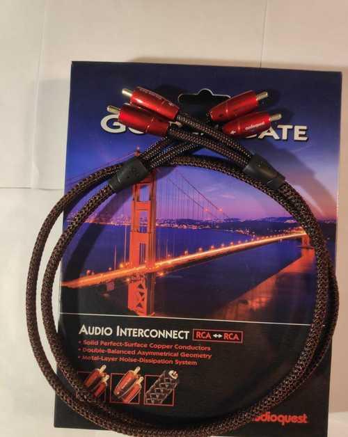 Кабель межблочный AudioQuest Golden Gate RCA