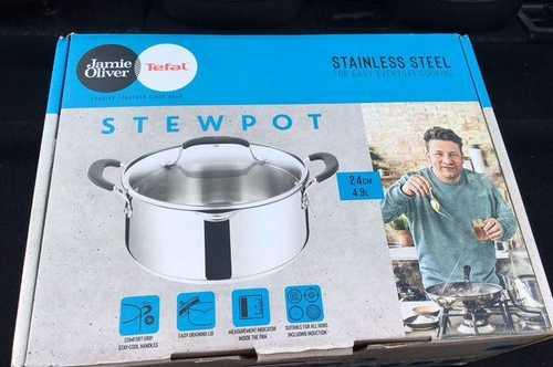 Кастрюля Tefal Jamie Oliver 24 см (Новая)