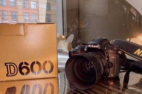 Полнокадровый фотоаппарат Nikon d600 и nikkor 50mm