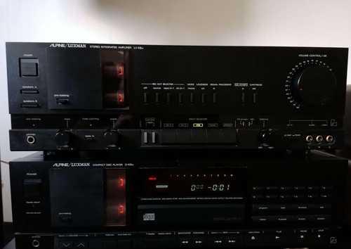 Усилитель + CD Player Alpine /luxman 105u