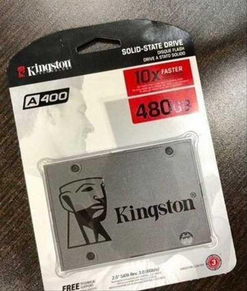 SSD Kingston 480Gb A400 2.5" SATA III