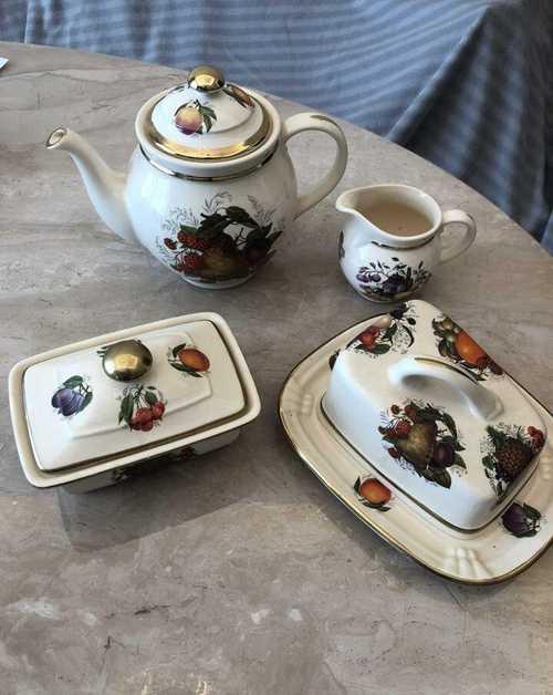 Английский набор фарфоровой посуды Staffordshire