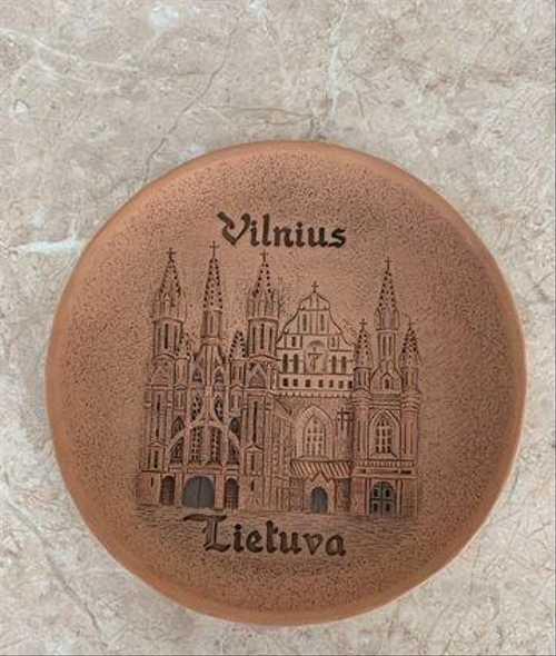 Сувенирные тарелки Литва Эстония