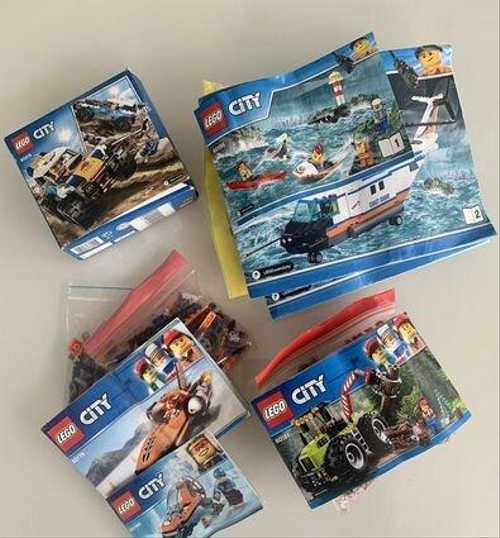 Lego City 60218, 60166, 60181, 60178, 60190