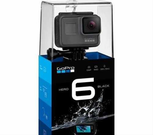 Экшн видеокамера GoPro hero6 черный