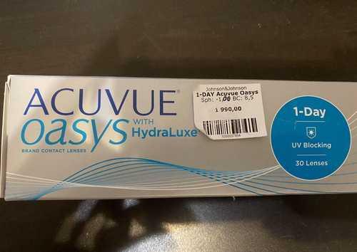 Acuvue oasys with HydraLuxe линзы -1.00