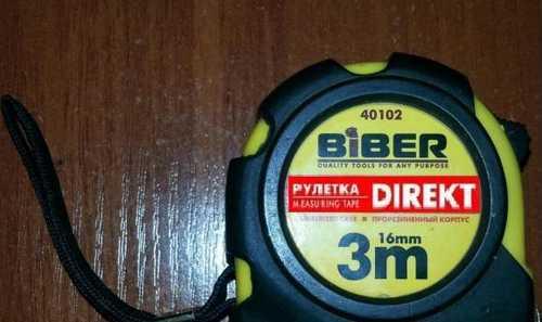 Рулетка Biber 3 м