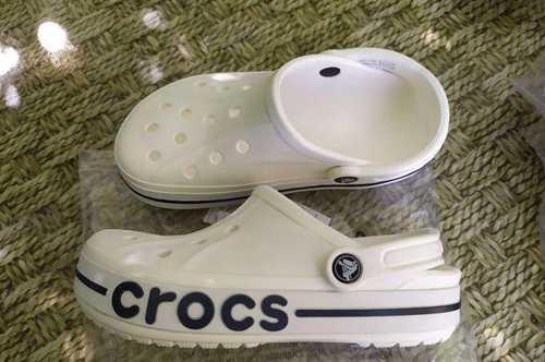 Белые crocs сабо новые