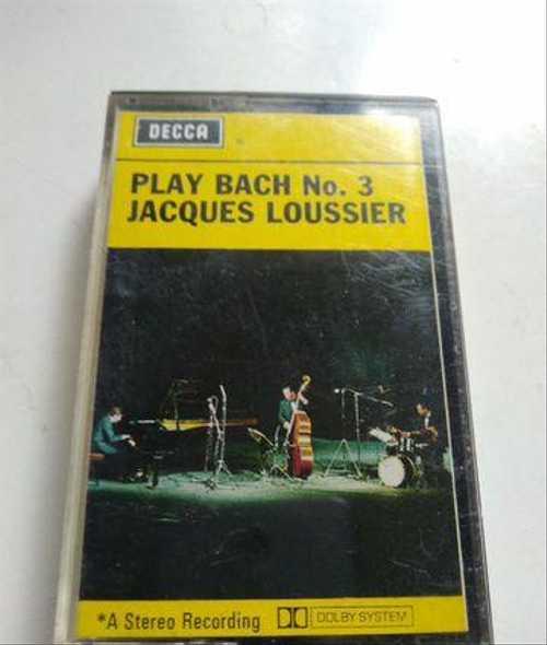 Аудиокассета Англия Play Bach No3 Loussier 1963г