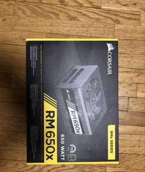 Блок питания corsair rm650x новый