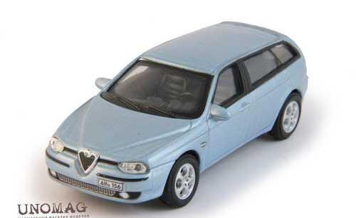 1:43 Alfa Romeo 156 Wagon, light blue. Cararama