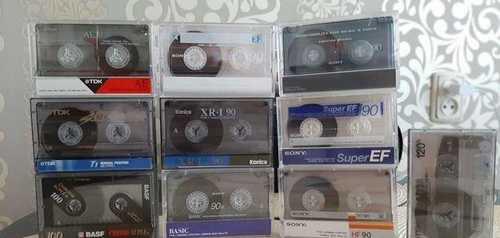 Аудиокассеты новые распечатанные