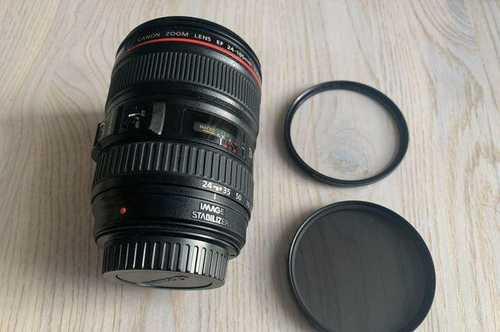 Объектив canon EF 24-105 1:4 L IS USM