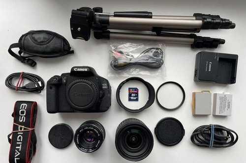 Зеркальный фотоаппарат Canon 600D Комплект