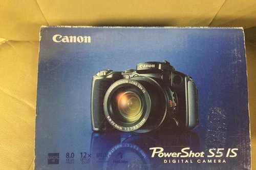 Canon Powershot S5 IS+ чехол для фото-та +зарядка