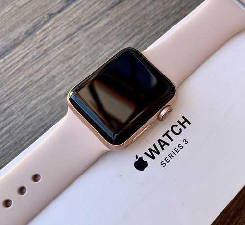 Apple Watch S3 38 Gold Идеальное Б/У