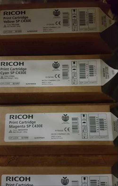 Ricoh SP C430E (821279), черный, цветные, оригинал