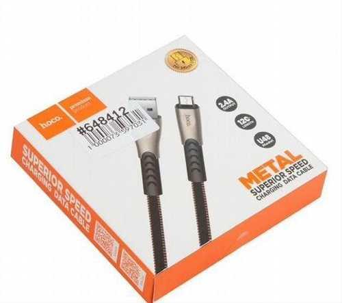 Кабель для Micro USB / hoco U48 Superior / 2.4А